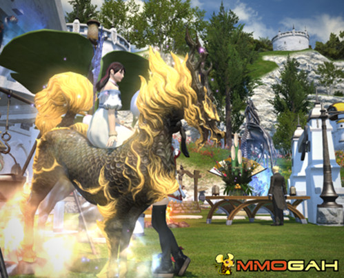 A New Mount in FFXIV Patch 2.5 Kirin