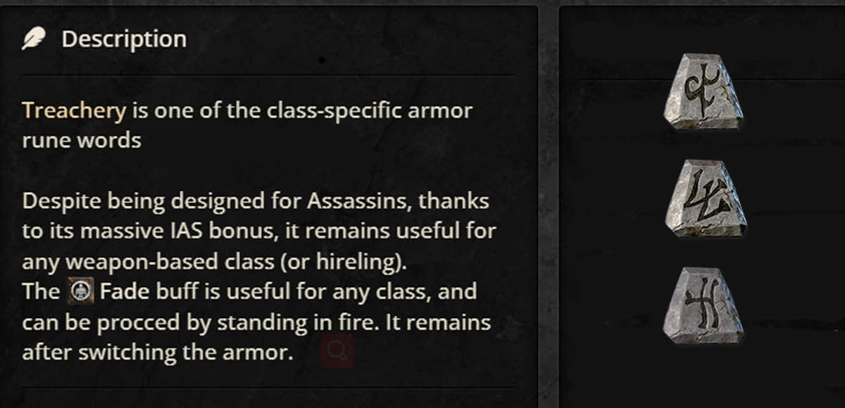 D2R Runewords – Treachery