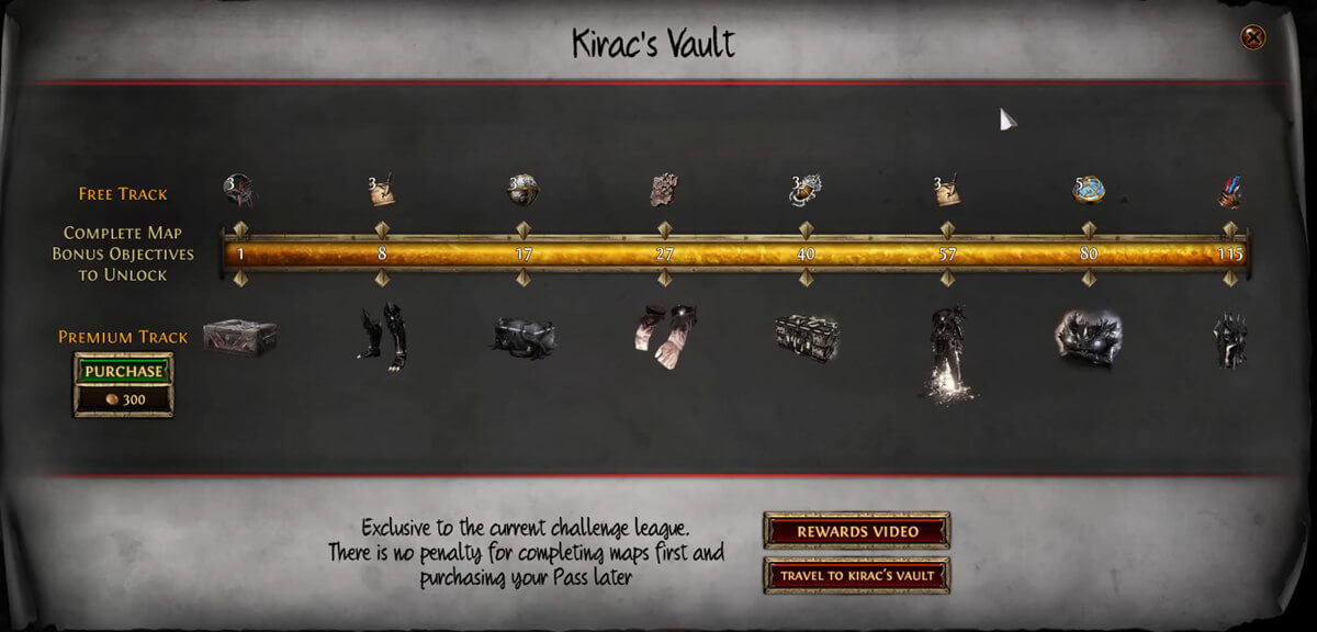 Path of Exile 3.22 Launch Date and Kirac's Vault Rewards