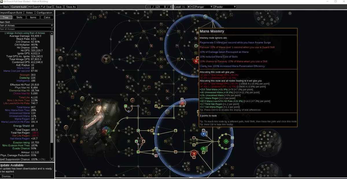 PoE Rain of Arrow Raider Build Guide 3.21 – League Starter