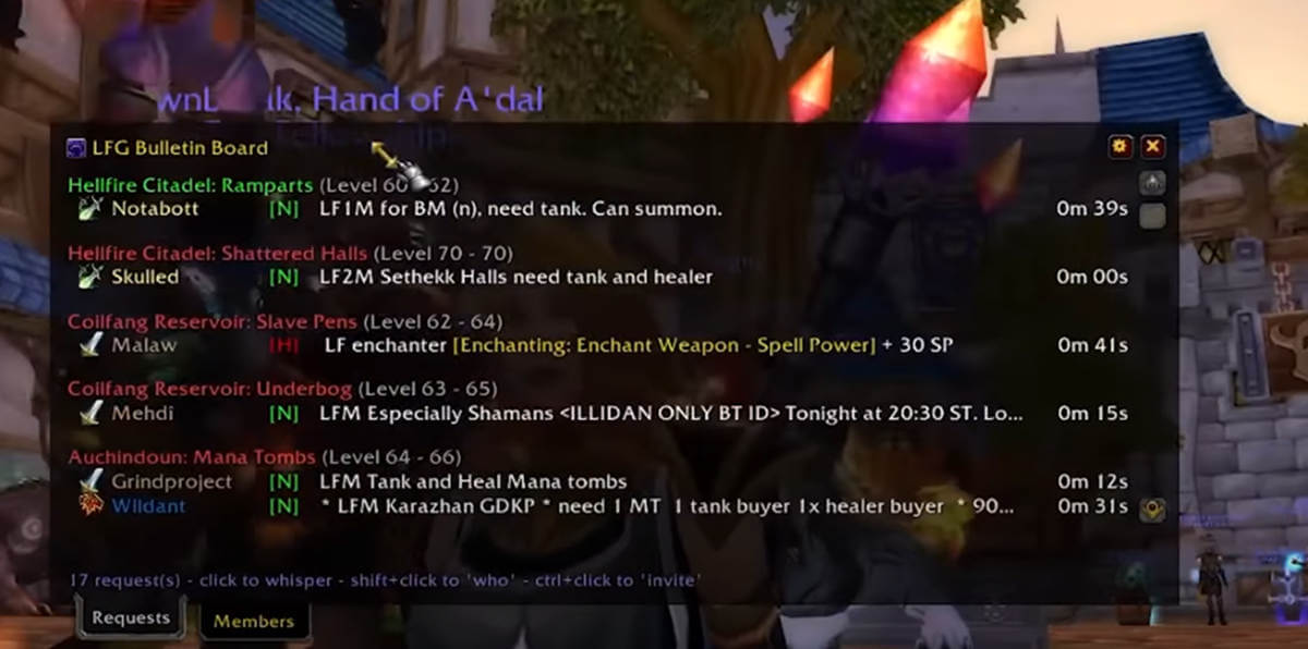 Guide to New LFG System in Wrath of the Lich King Classic | MmoGah: The ...