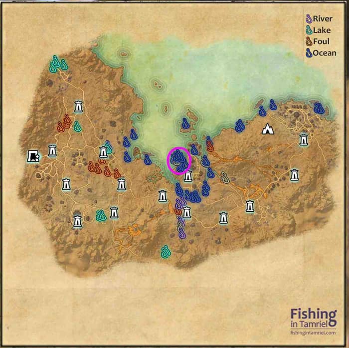 Best Places for Fishing Perfect Roe or Rare Items in ESO