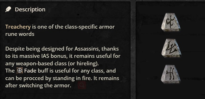 D2R Runewords – Treachery